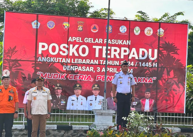 Dishub Kota Denpasar Melaksanakan Apel Gelar Pasukan Posko Terpadu ...